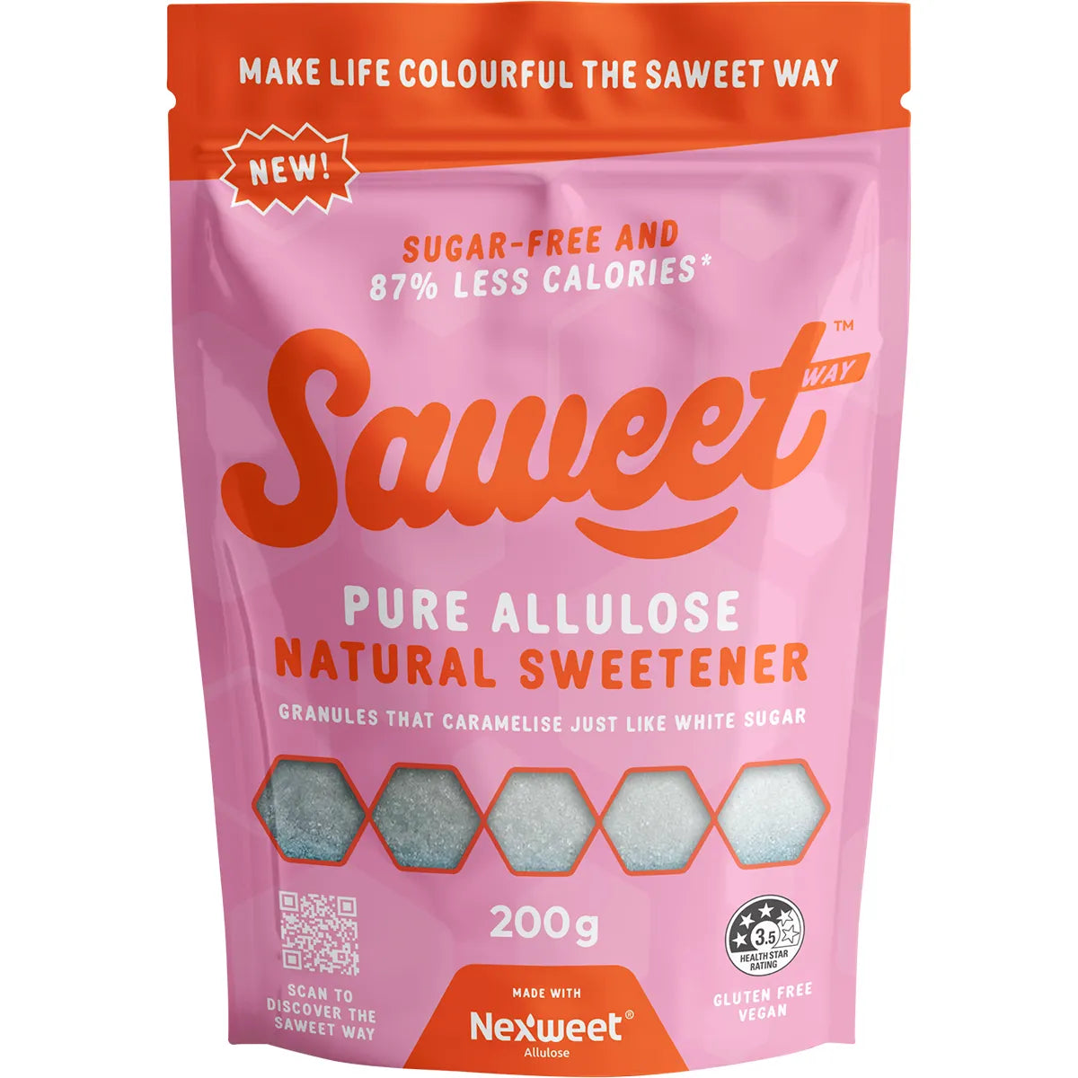 Saweet Way - Pure Allulose Natural Sweetener Granules 200g – Keto Direct