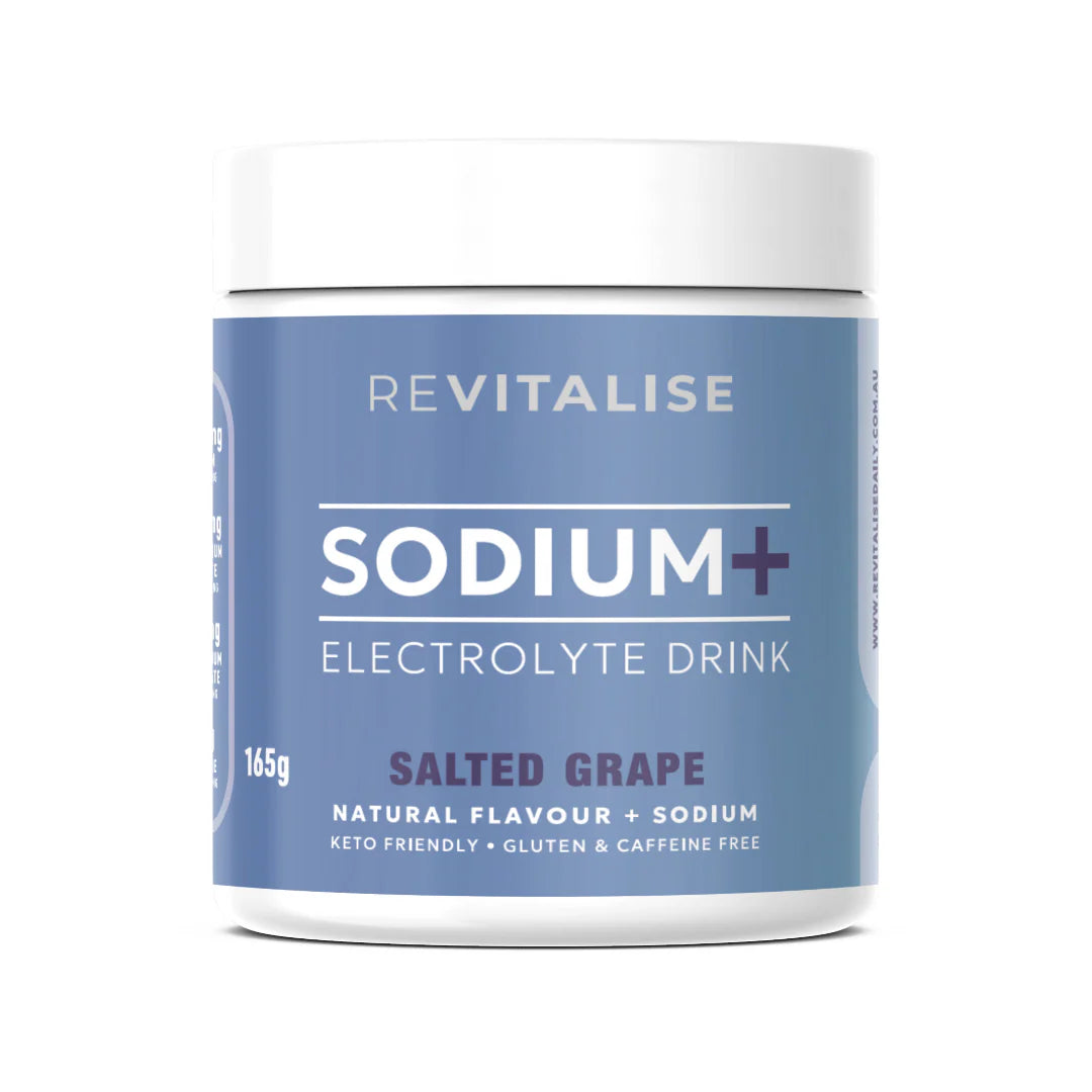 ReVitalise - Sodium+ Zero Sugar Electrolytes - Salted Grape - 30 Servi ...