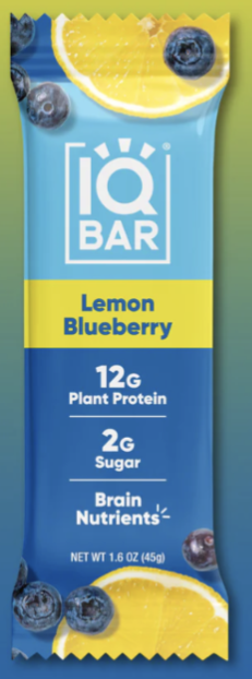 Keto Direct - IQ Bar - Lemon Blueberry Bar 45g