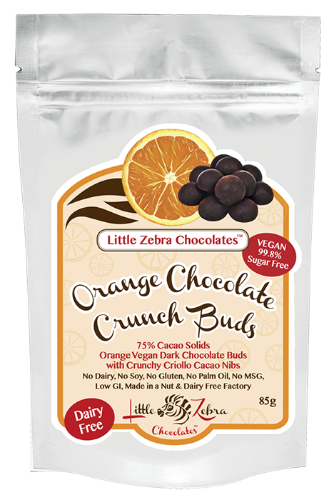 Dark Chocolate Crunch Buds Orange 85g – Keto Direct