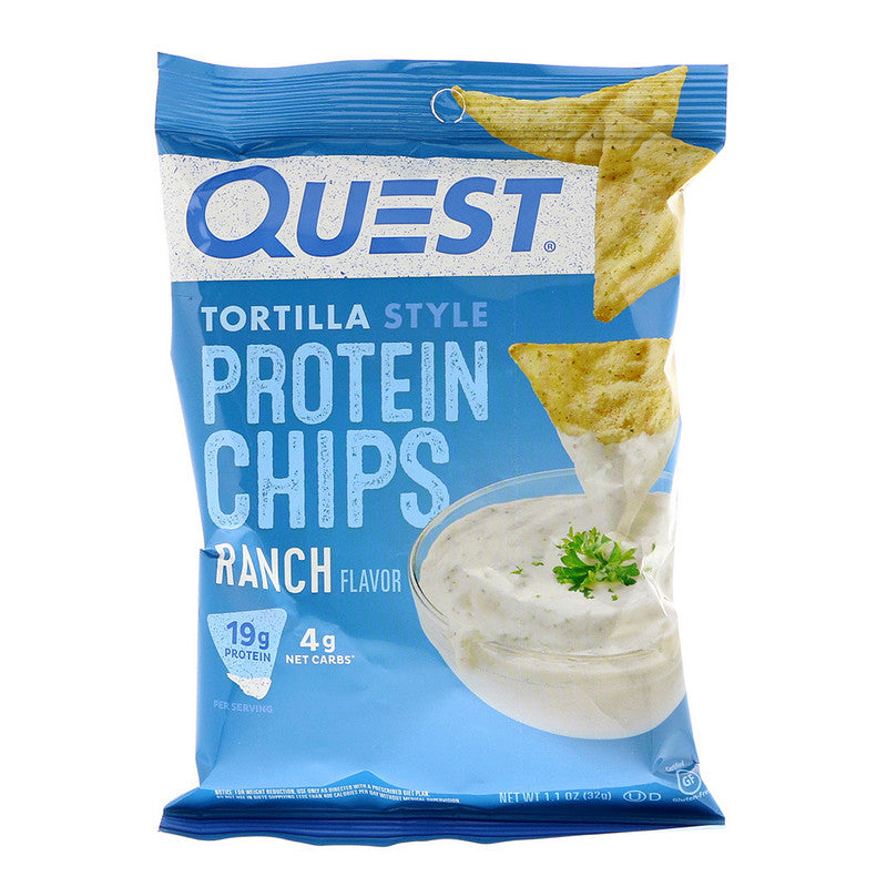 Quest - Tortilla Protein Chips - Ranch - 34g – Keto Direct